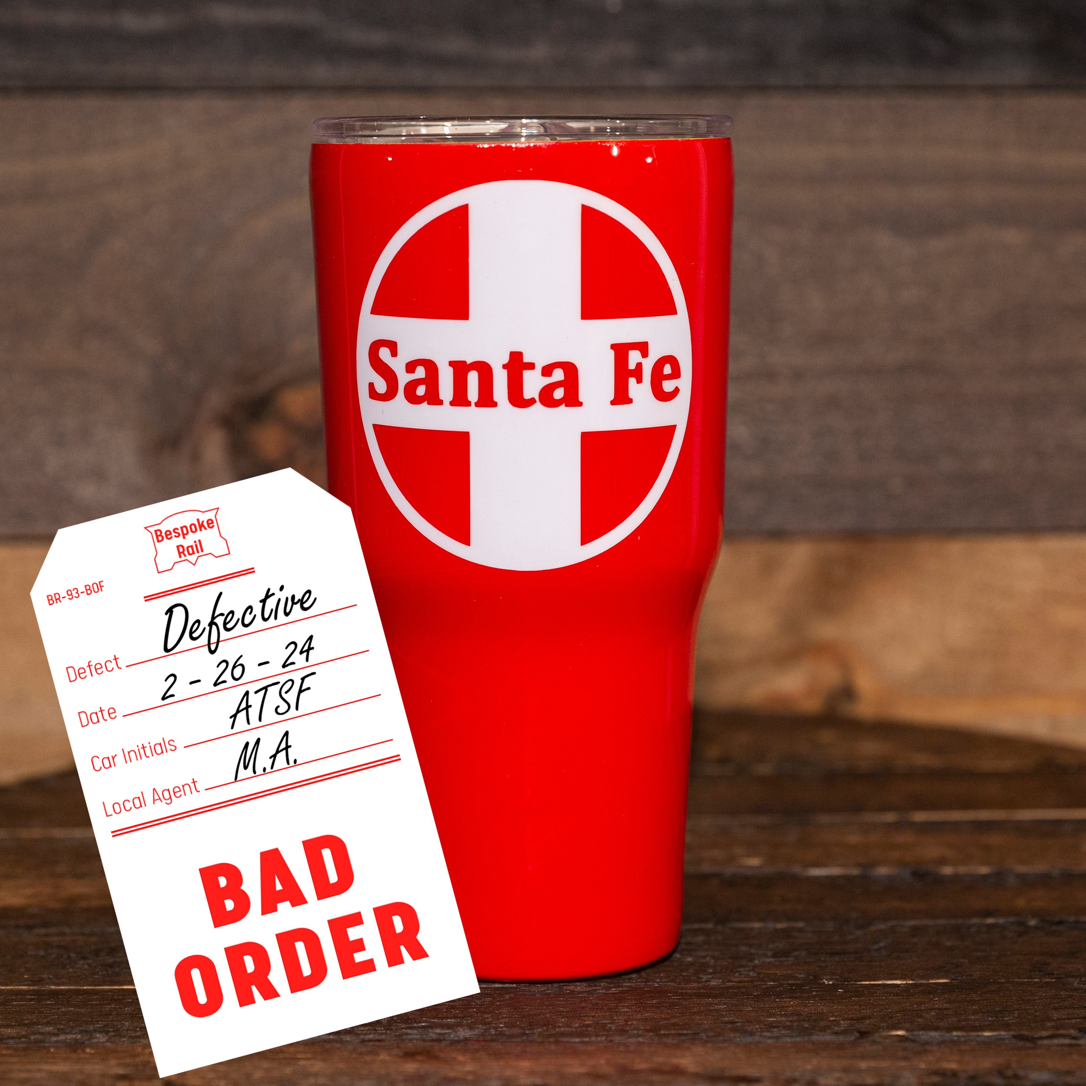 Santa Fe "Shock Control" - Bad Order – Bespoke Rail