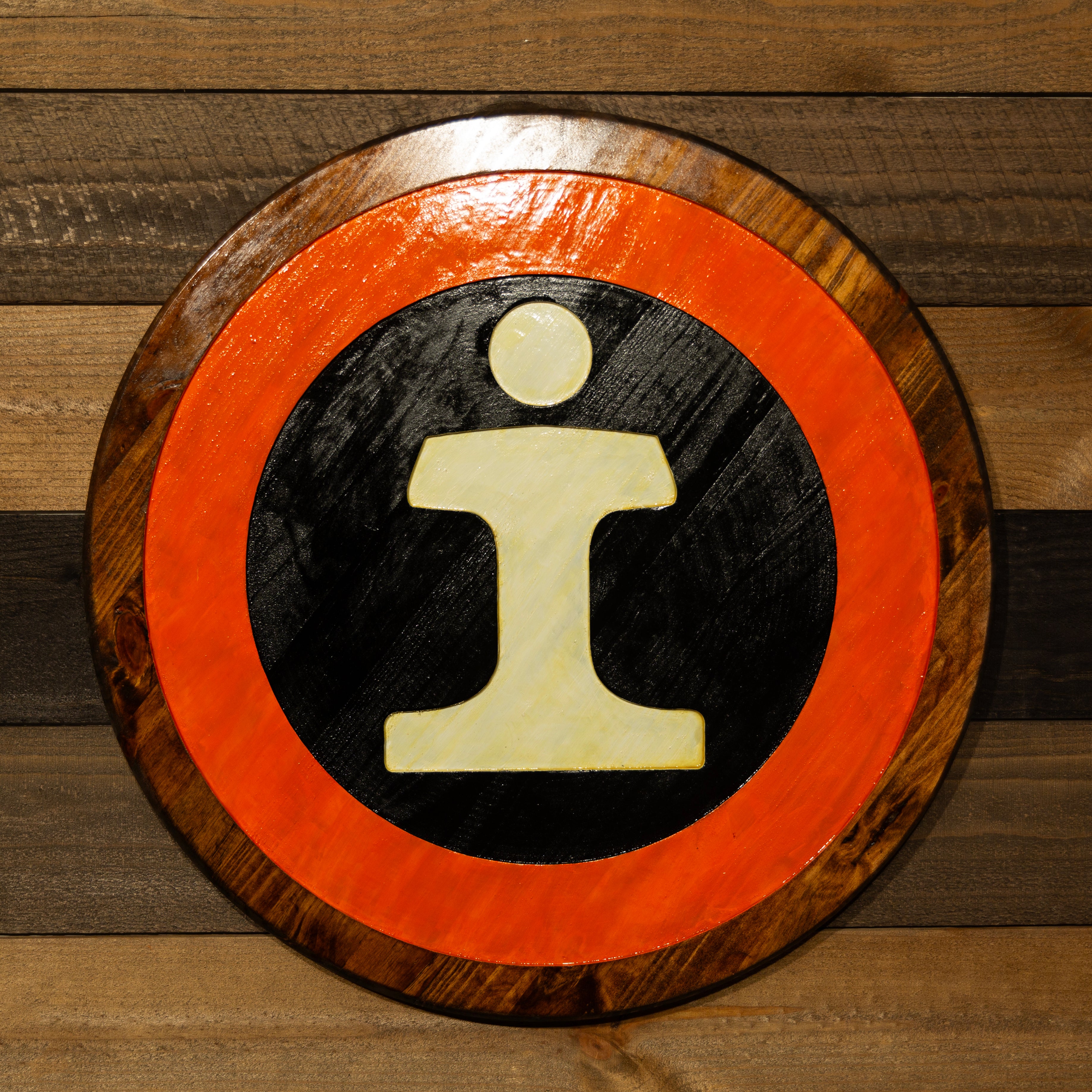 Illinois Central Gulf Engraved Wood Sign – Bespoke Rail