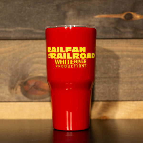 Railfan & Railroad 50th Anniversary Tumbler – Bespoke Rail