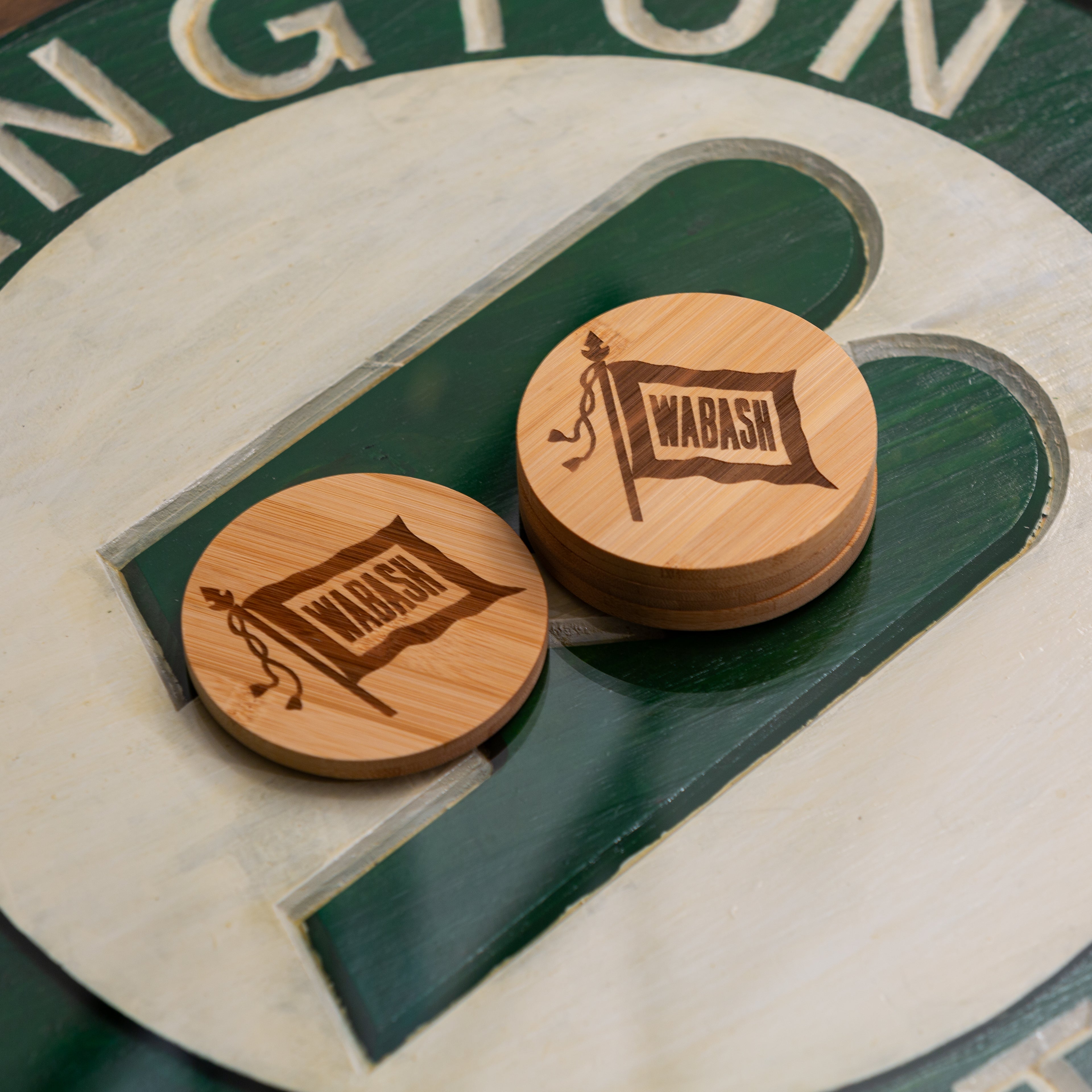 Wabash Coaster Set – Bespoke Rail